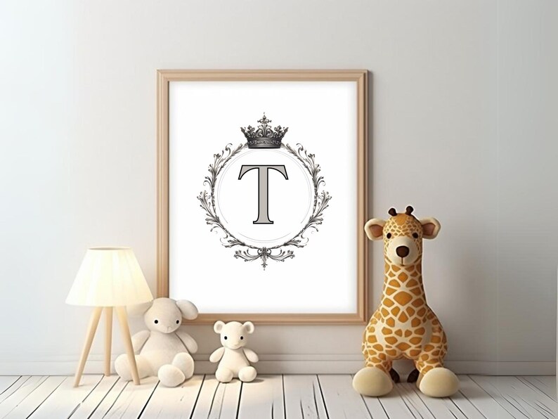 Stylish Monogram Letter T Digital SVG, Monogram Design Download ...