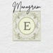 Initial E Digital SVG, Monogram Design Download, Personalized Initial ...