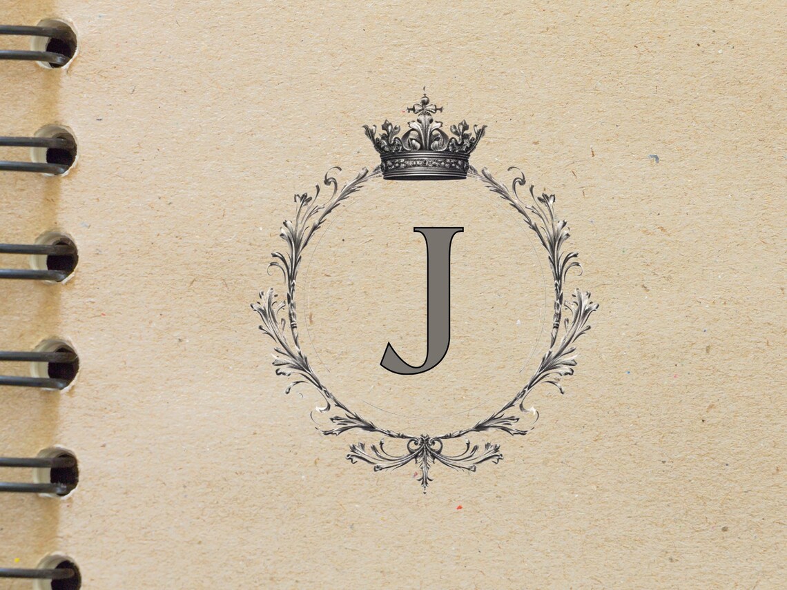 Monogram Letter J Digital SVG, Monogram Design Download, Monogram ...