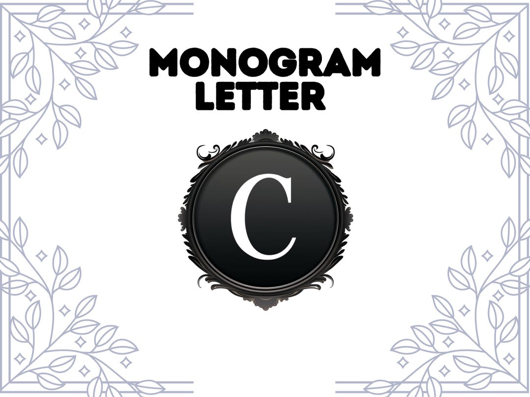 Transparent C Monogram SVG + PNG, Monogram Design Download, Monogram ...