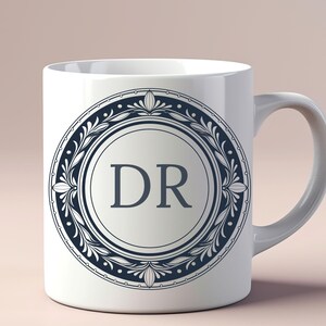Monogram DR Digital Download, Custom Monogram Art With DR Initials for ...