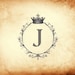 Monogram Letter J Digital SVG, Monogram Design Download, Monogram ...