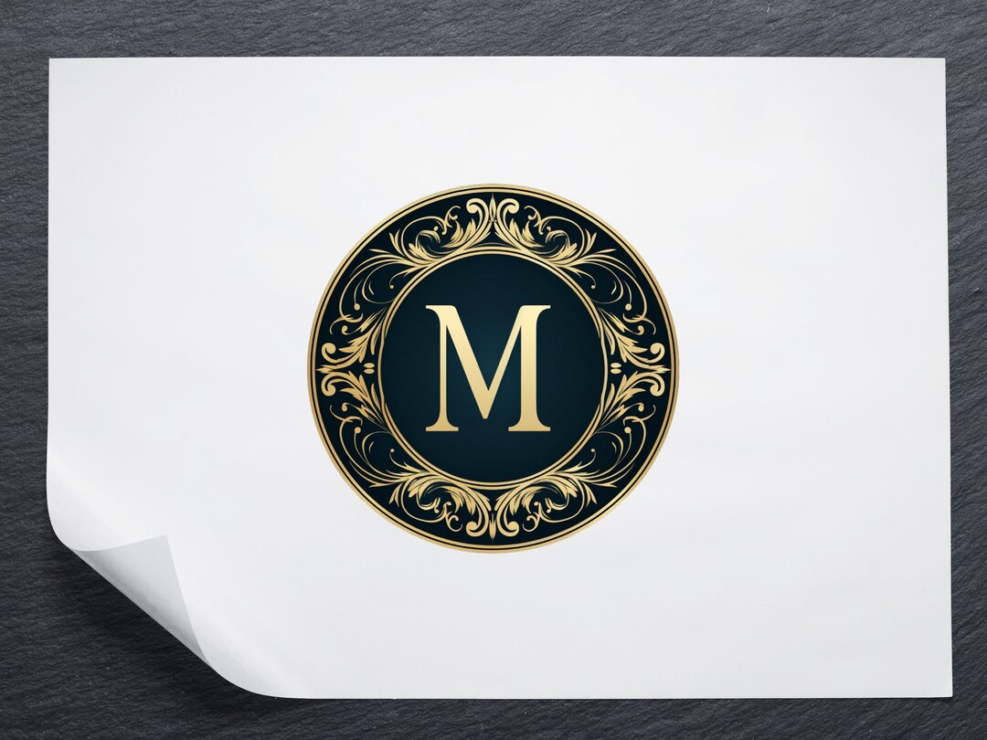 Monogram SVG Letter M, Instant Download, High-quality SVG & PNG ...