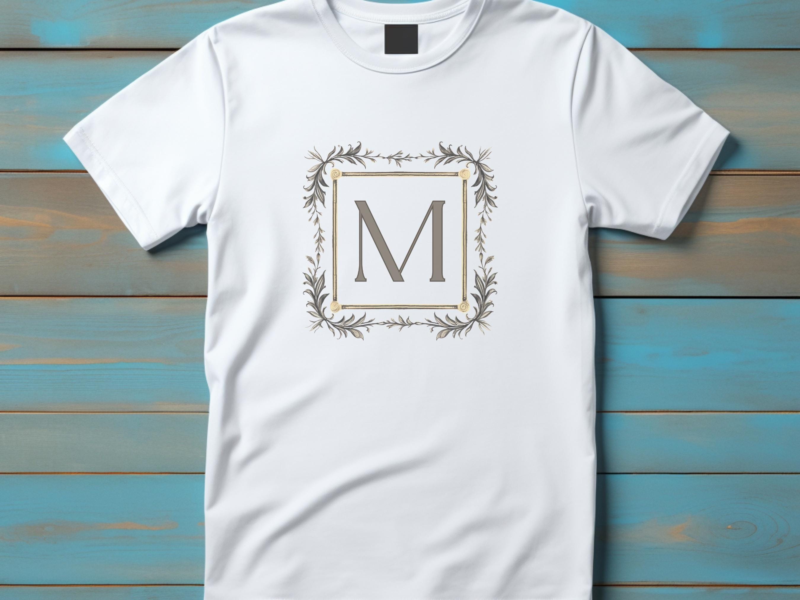 Monogram Letter M Digital SVG, Monogram Design Download, Monogram ...