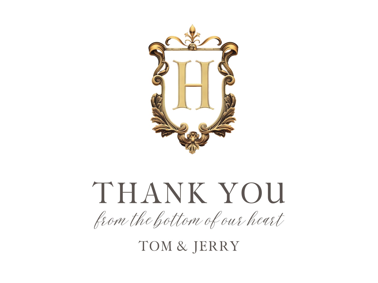 Stylish Monogram Letter H Digital SVG, Monogram Design Download ...
