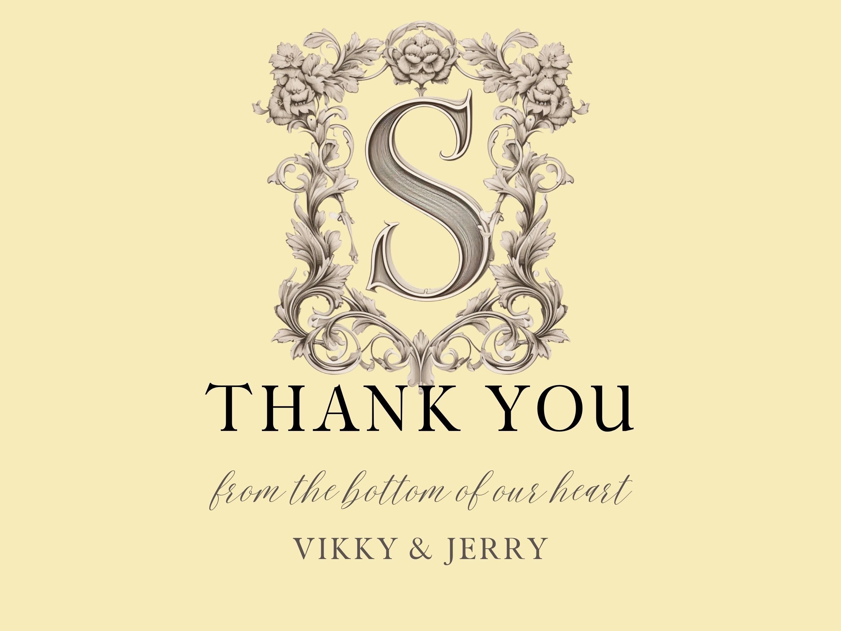 Monogram SVG Letter S, Instant Download, High-quality SVG & PNG for ...