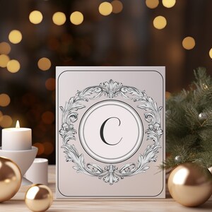 Monogram SVG Letter C, Instant Download, High-quality SVG & PNG ...