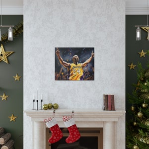 Canvas Gallery Wraps, Mamba Out, Kobe Celebrating - Etsy