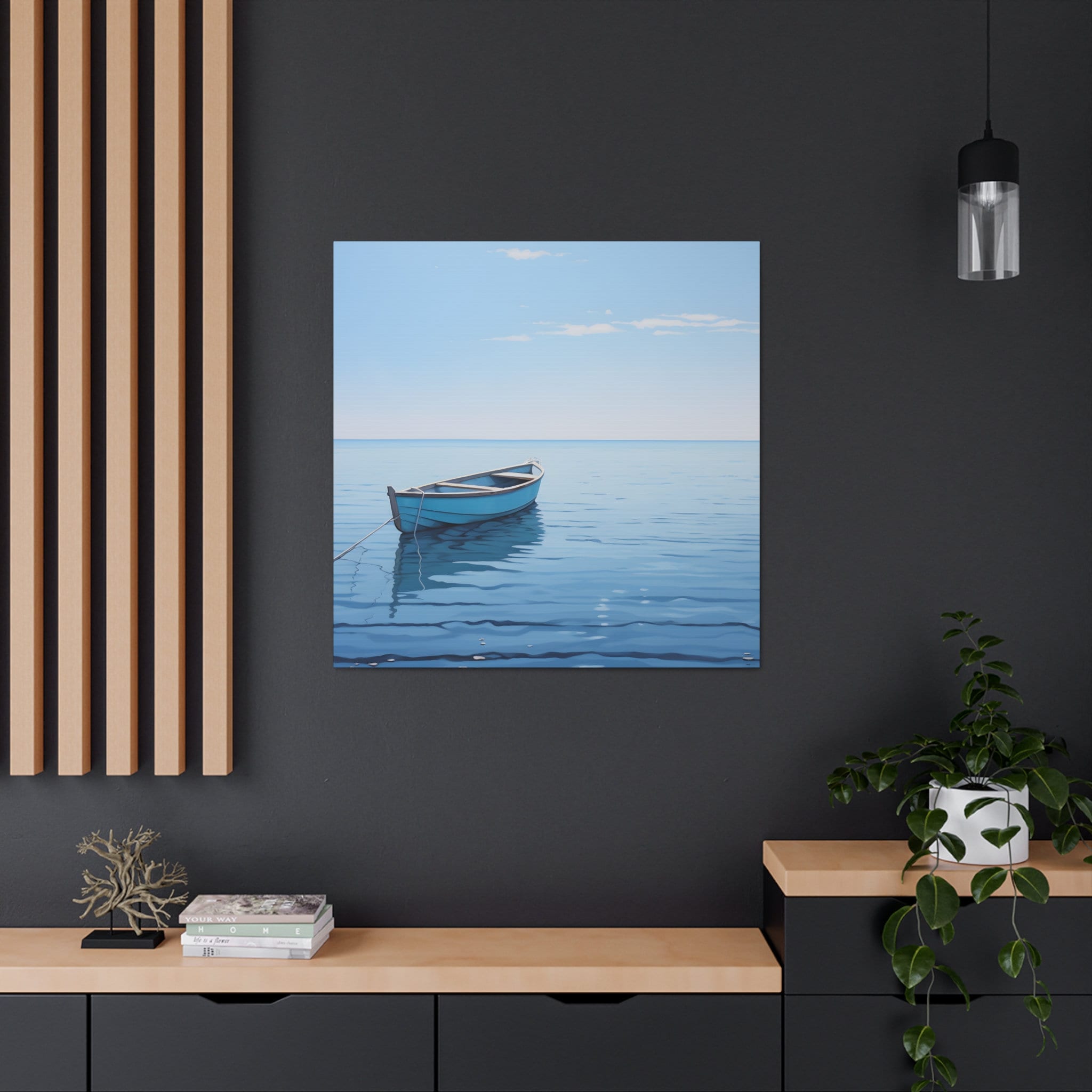 Canvas Gallery Wraps, Boat on Water - Etsy