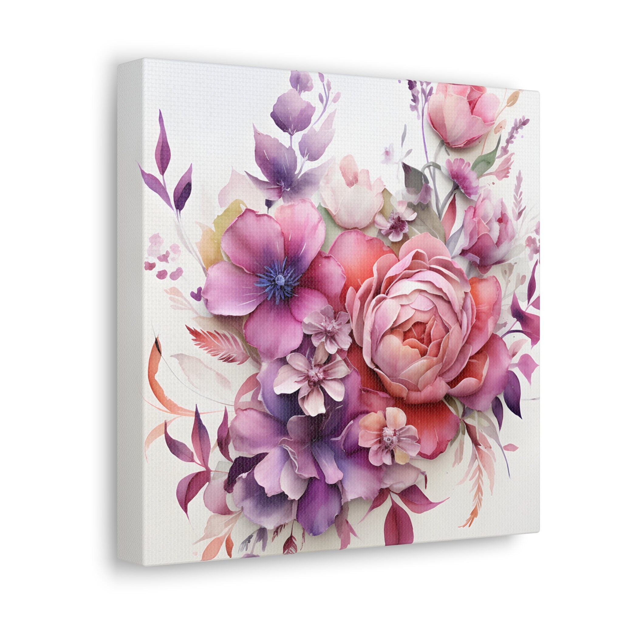 Canvas Gallery Wraps Soft Floral Magic - Etsy