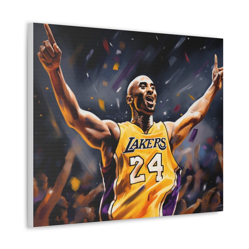 Canvas Gallery Wraps, Mamba Out, Kobe Celebrating - Etsy