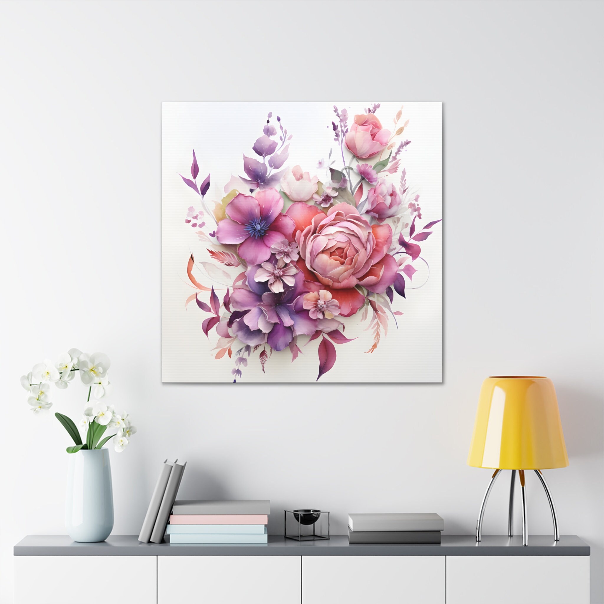 Canvas Gallery Wraps Soft Floral Magic - Etsy