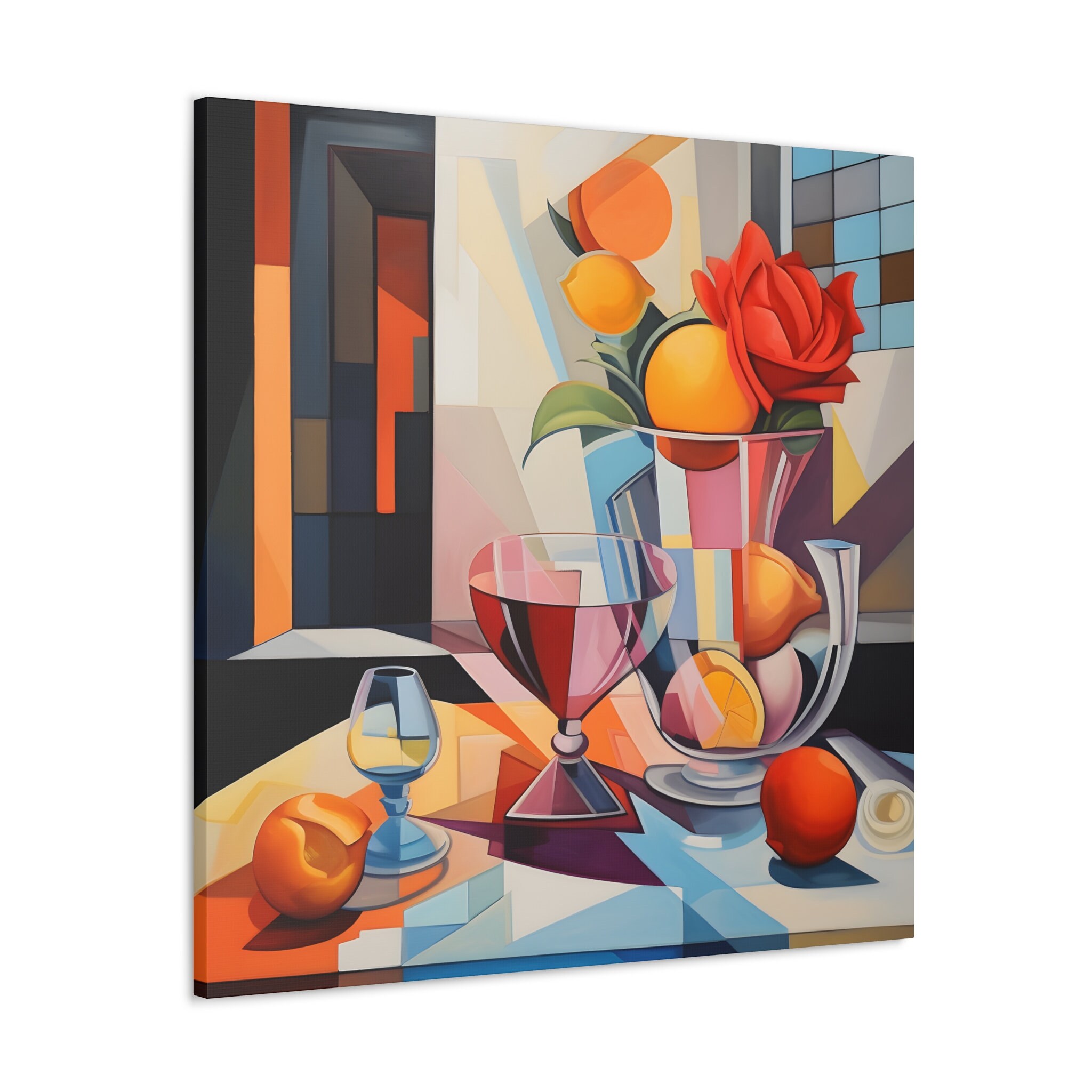 Canvas Gallery Wraps, Cubist Reverie - Etsy
