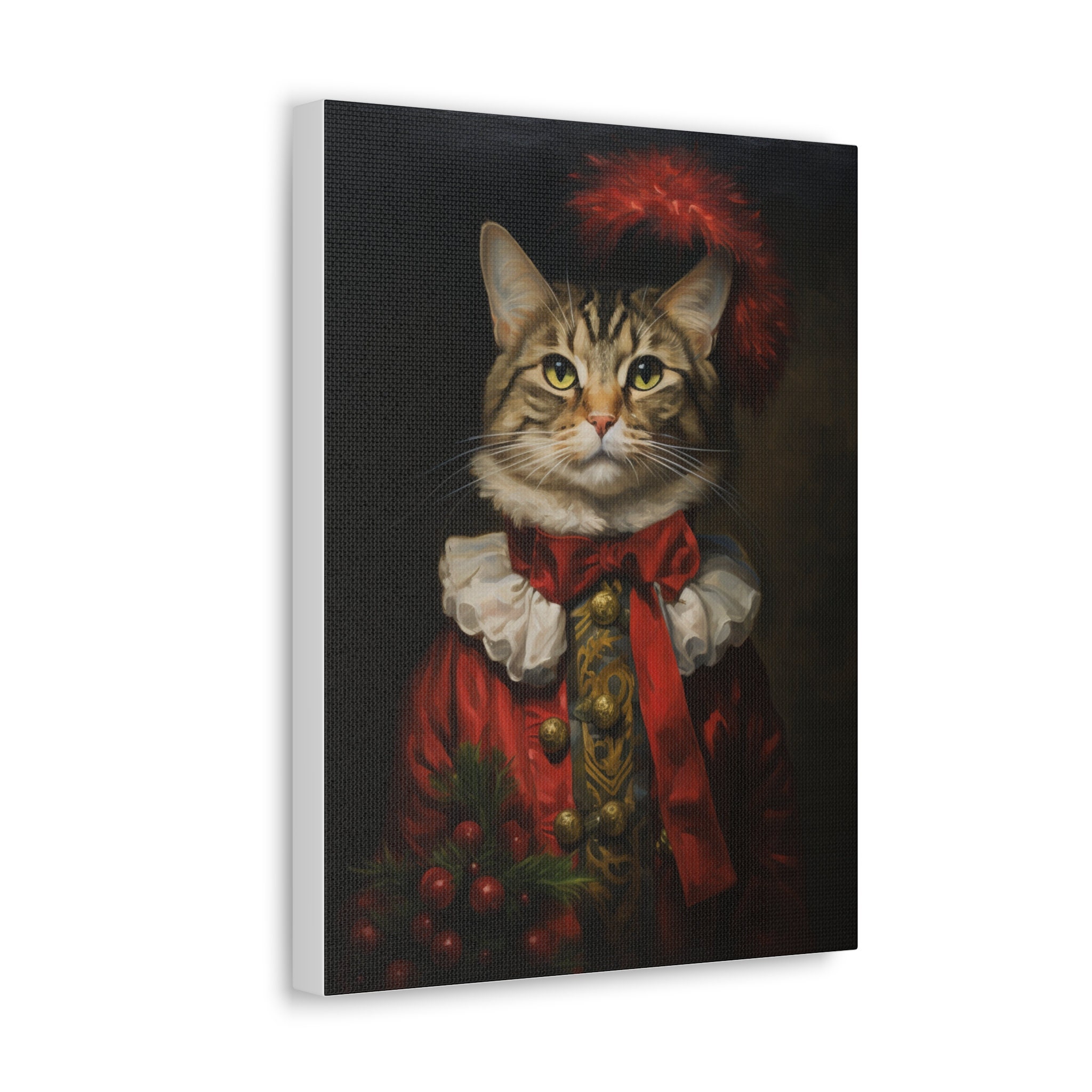 Canvas Gallery Wraps, Christmas Magic With Meow-na Lisa. - Etsy