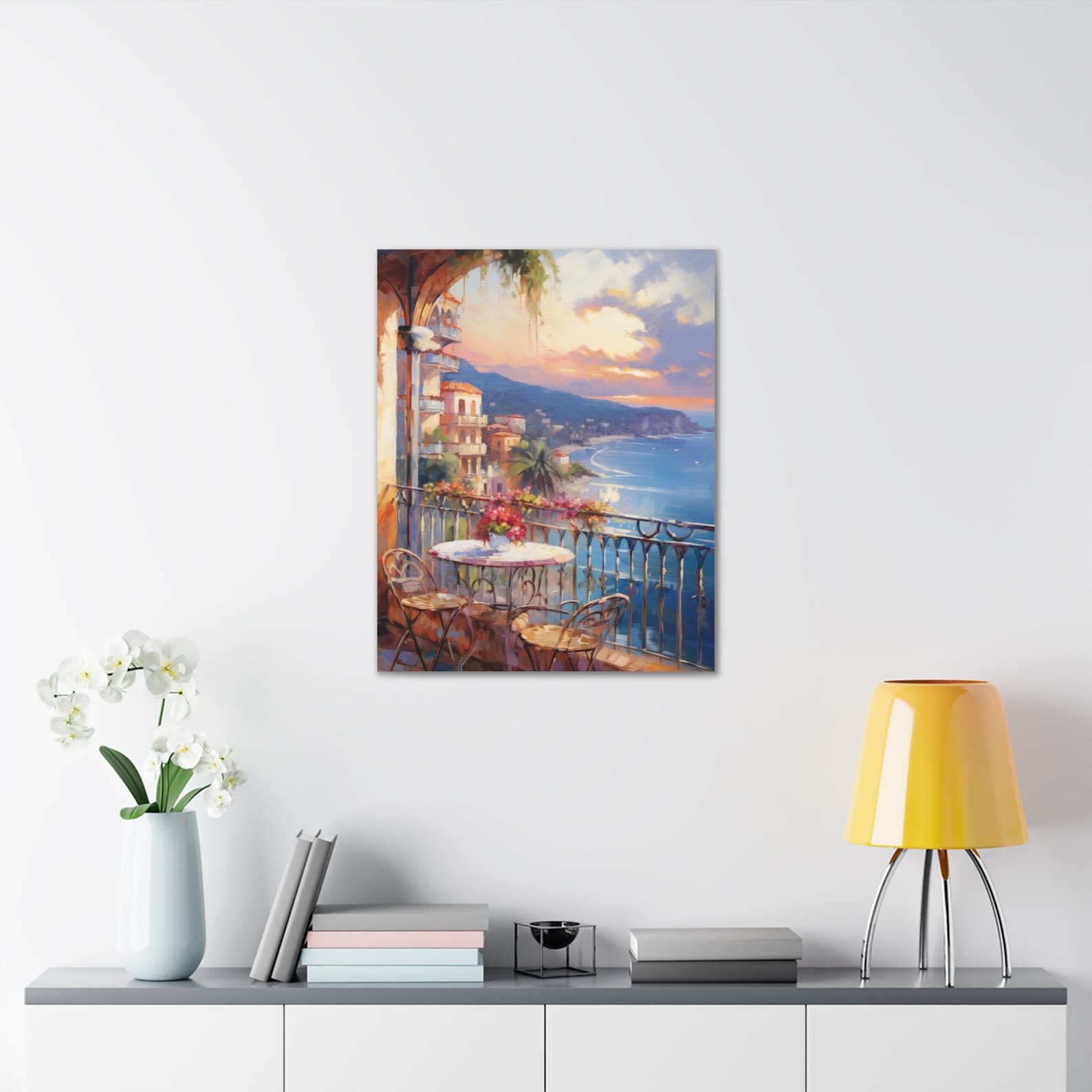 Canvas Gallery Wraps, Seaside Harmony: A Captivating Tribute to Steven ...