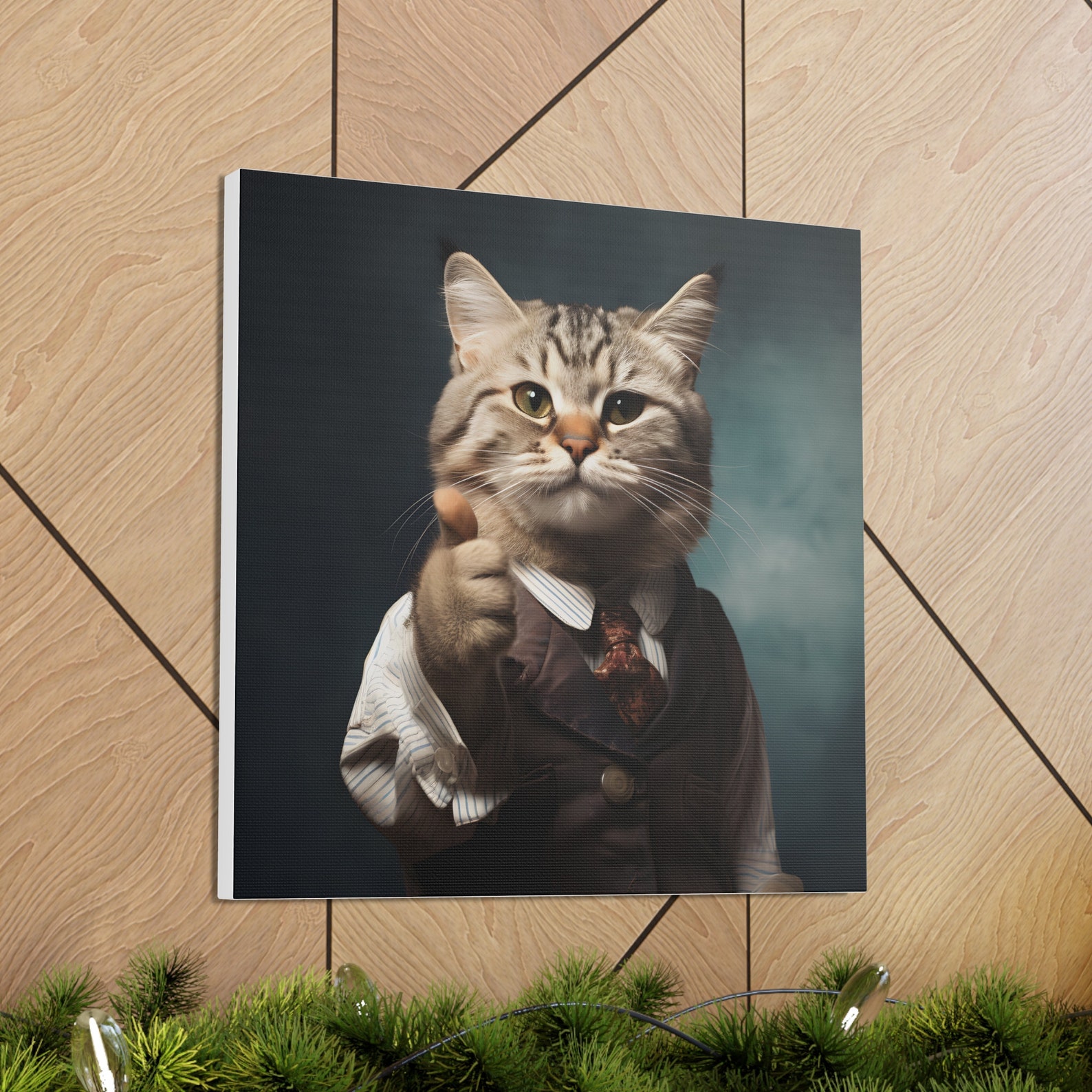 Canvas Gallery Wraps Furry Approval: Your Cat Giving You the - Etsy