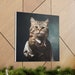 Canvas Gallery Wraps, Furry Approval: Your Cat Giving You the Thumbs-up ...