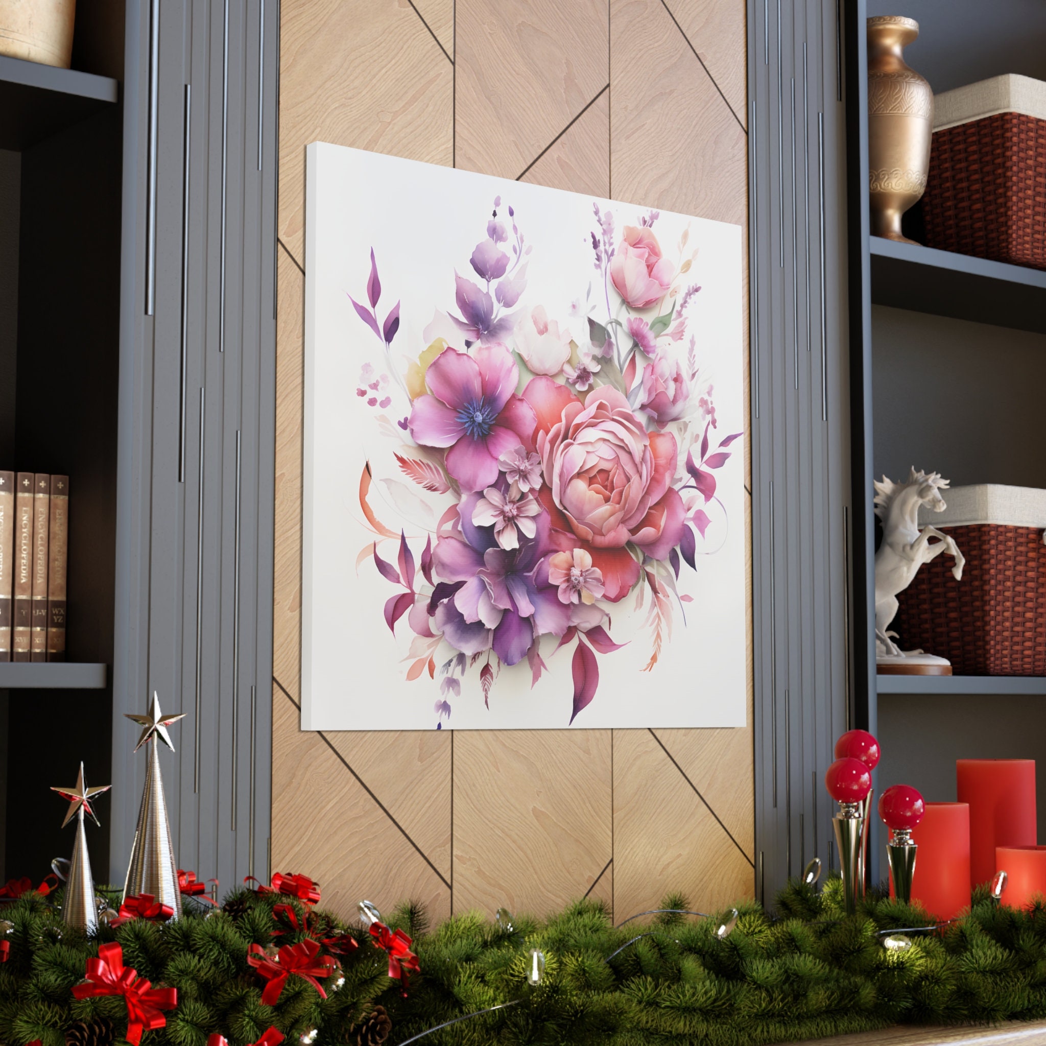 Canvas Gallery Wraps Soft Floral Magic - Etsy