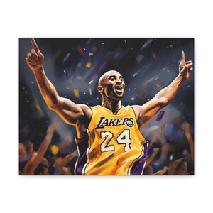Canvas Gallery Wraps, Mamba Out, Kobe Celebrating - Etsy