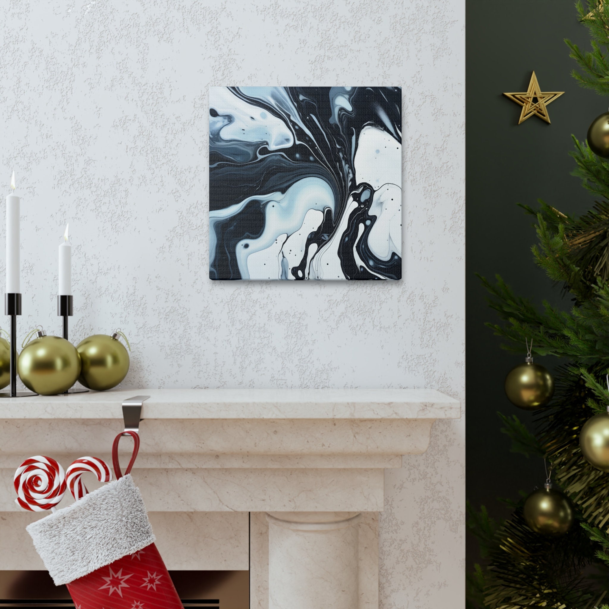 Canvas Gallery Wraps Ink Dance - Etsy