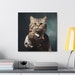 Canvas Gallery Wraps, Furry Approval: Your Cat Giving You the Thumbs-up ...