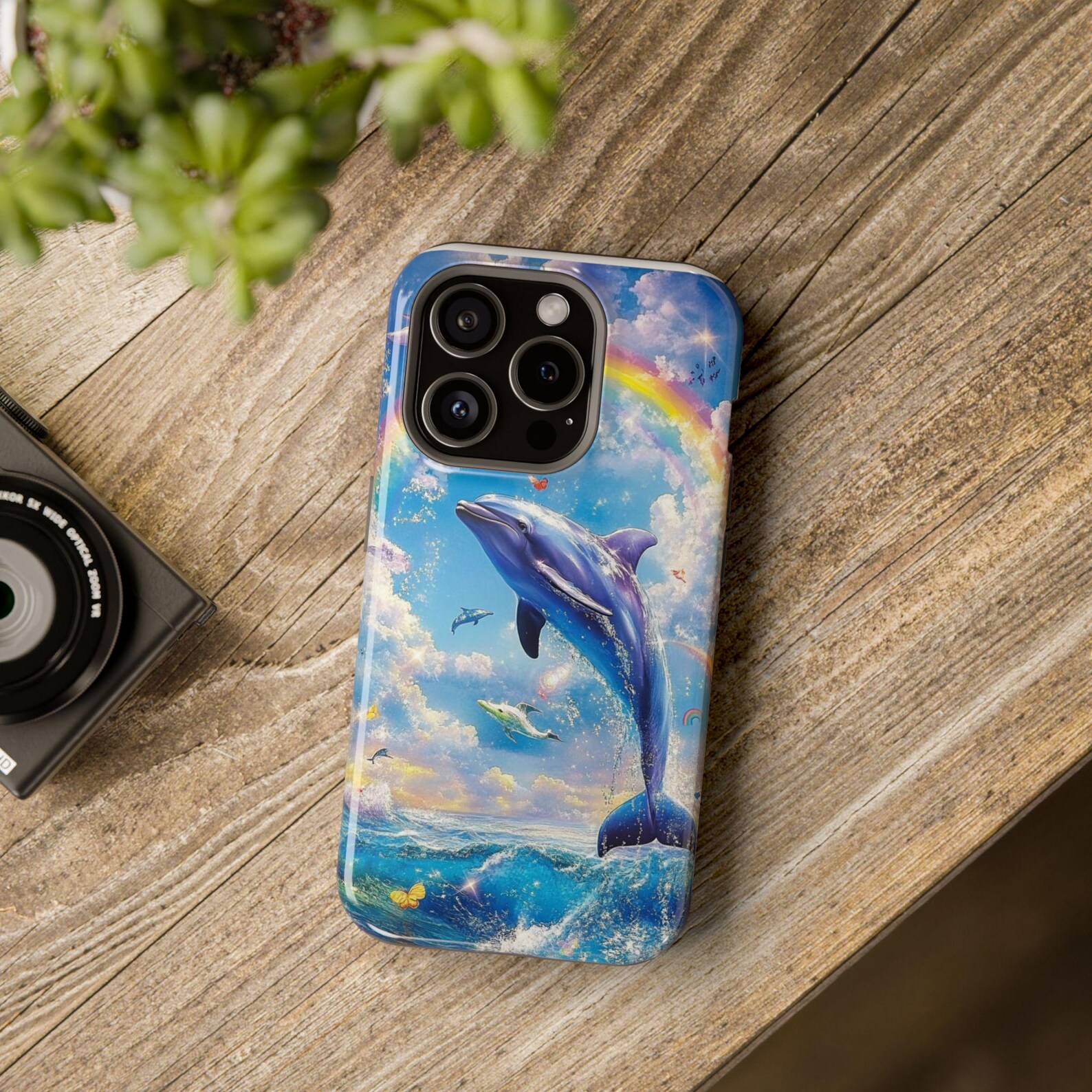 Flying Dolphins, Rainbows, and Sunshine Magnetic Tough Cases - Etsy