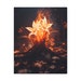 Canvas Gallery Wraps Fiery Bloom - Etsy