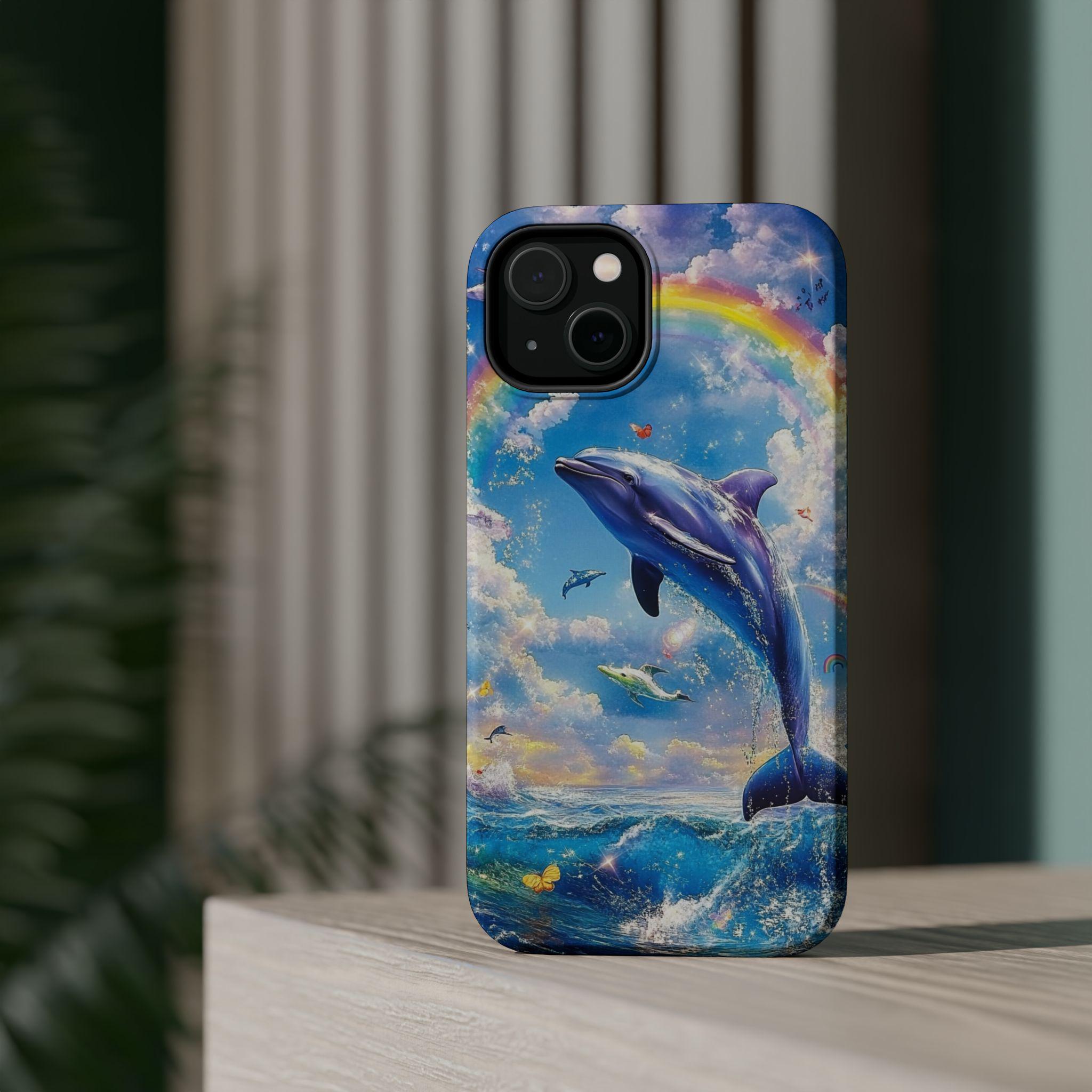 Flying Dolphins, Rainbows, and Sunshine Magnetic Tough Cases - Etsy