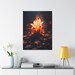 Canvas Gallery Wraps Fiery Bloom - Etsy