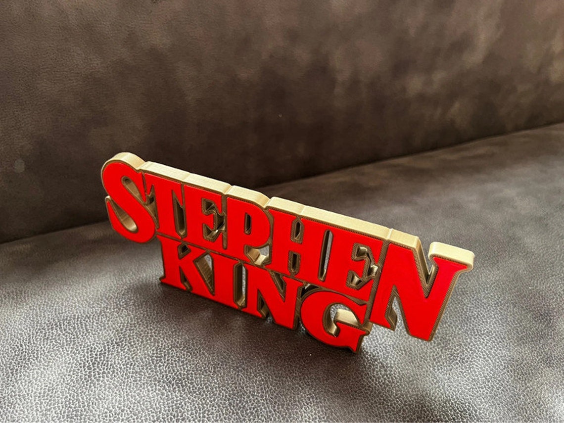 3D Stephen King Logo Sign - Etsy