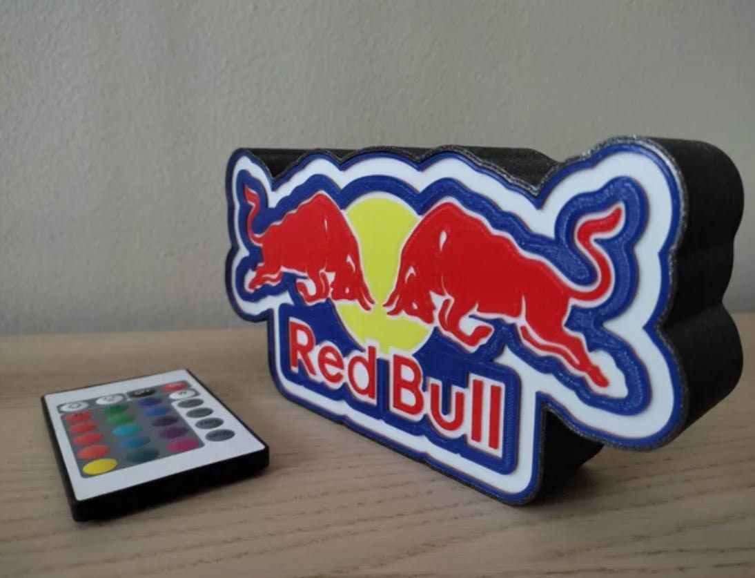 Red Bull Illuminated Sign - Etsy