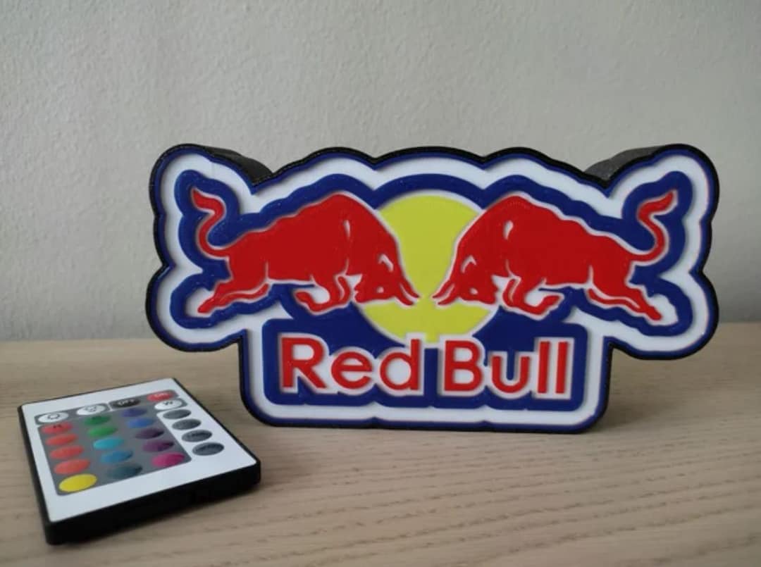 Red Bull Illuminated Sign - Etsy