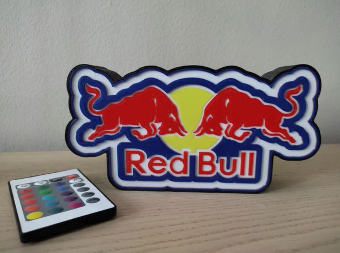 Red Bull Illuminated Sign - Etsy