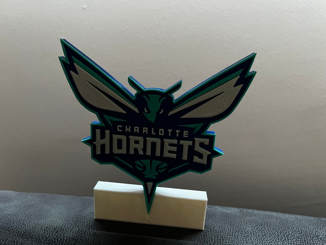 Charlotte Hornets NBA Logo in 3D - Etsy