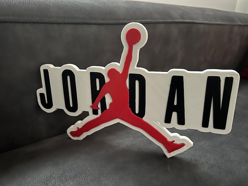 Jordan Logo Sign in 3D - Etsy