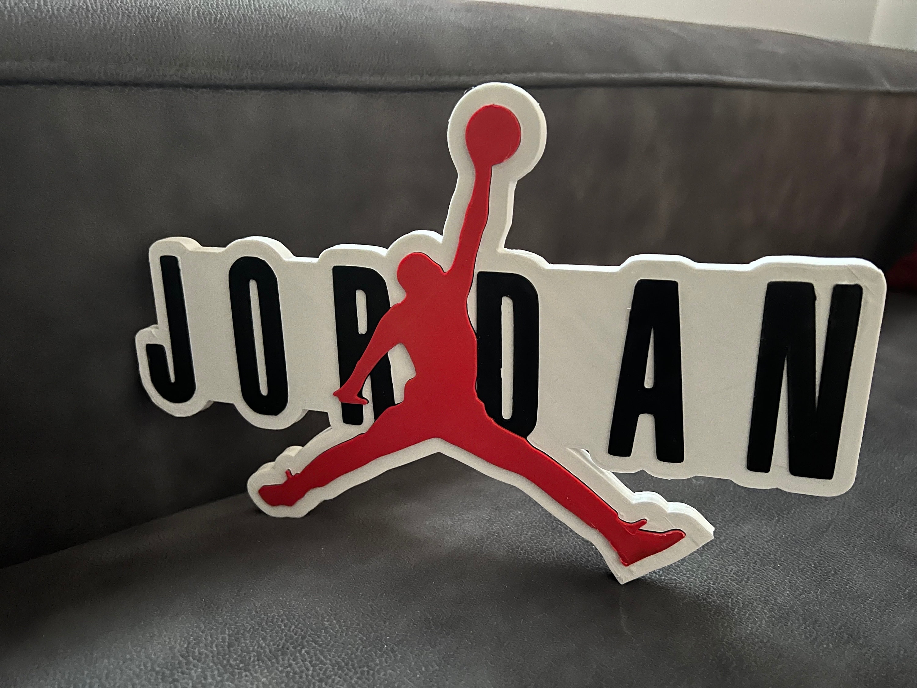 Jordan Logo Sign in 3D - Etsy
