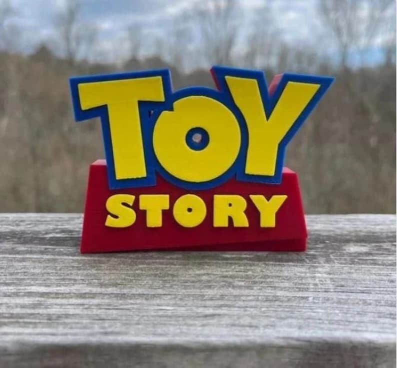 Toy Story Logo Sign in 3D - Etsy