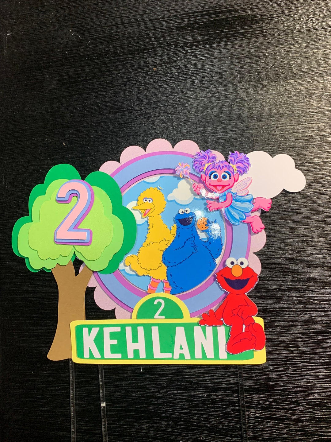 Sesame Street Custom Cake Topper. 3d Cake Topper. - Etsy