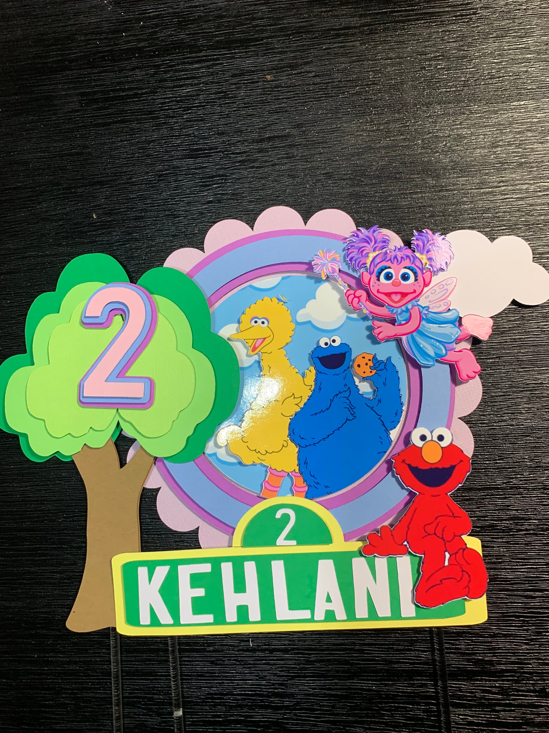 Sesame Street Custom Cake Topper. 3d Cake Topper. - Etsy