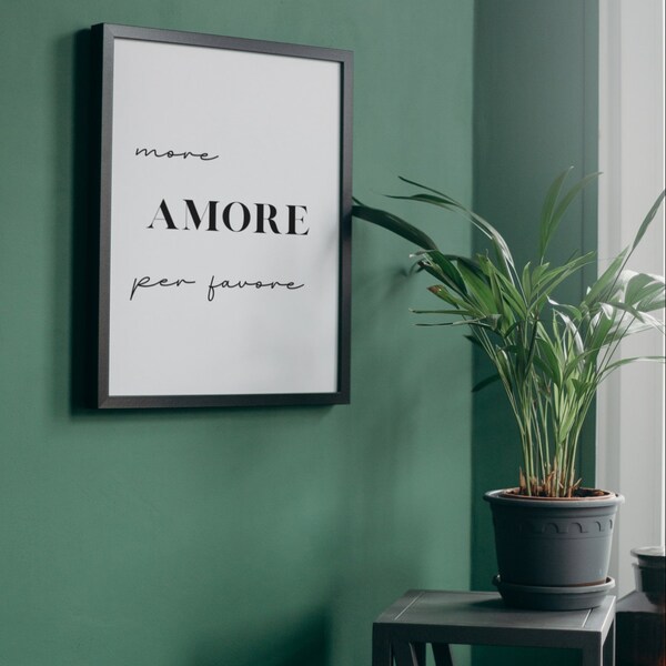More Amore Poster - Etsy