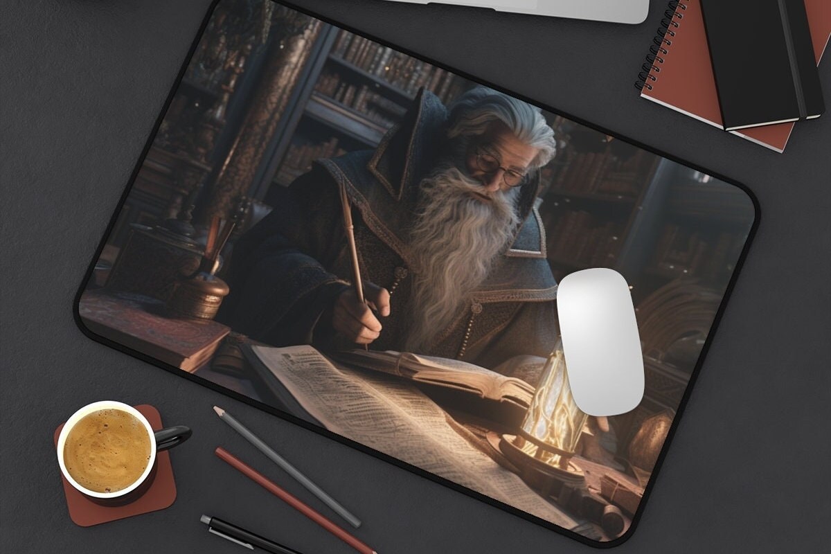 Magical Wizard Desk Mat - Etsy