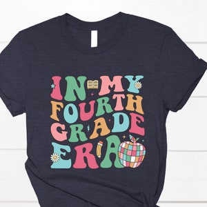 In My Fourth Grade Era Shirt, Back to School Elementary T-shirt, Retro ...