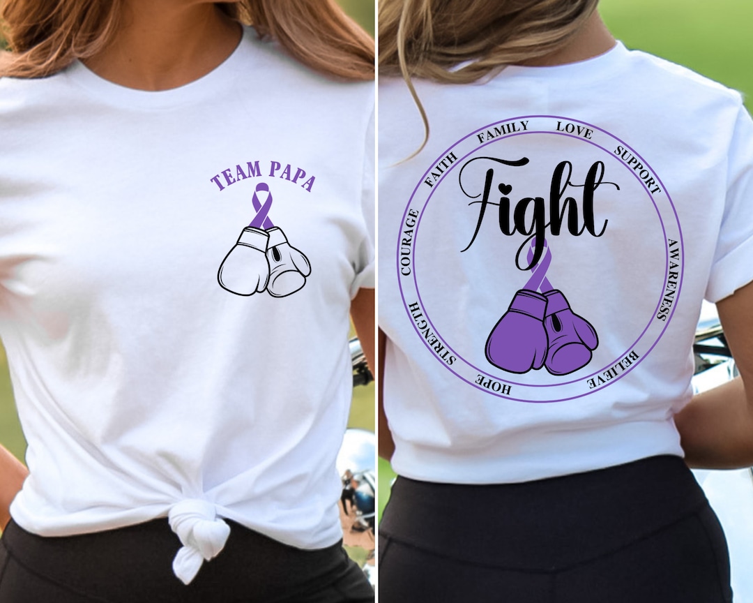 Custom Pancreatic Cancer Shirt, Cancer Support Squad, Pancreatic ...