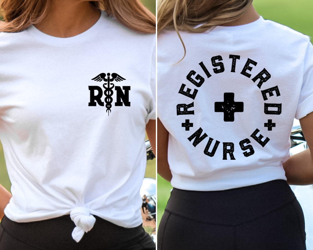 Registered Nurse Shirt, RN Tee, Personalized Nurse Tee, Leopard RN ...