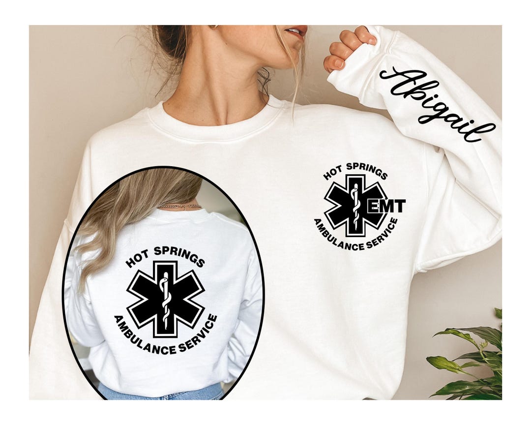 Emergency Medical Technicians Sweatshirt, EMT Graduation Paramedic ...