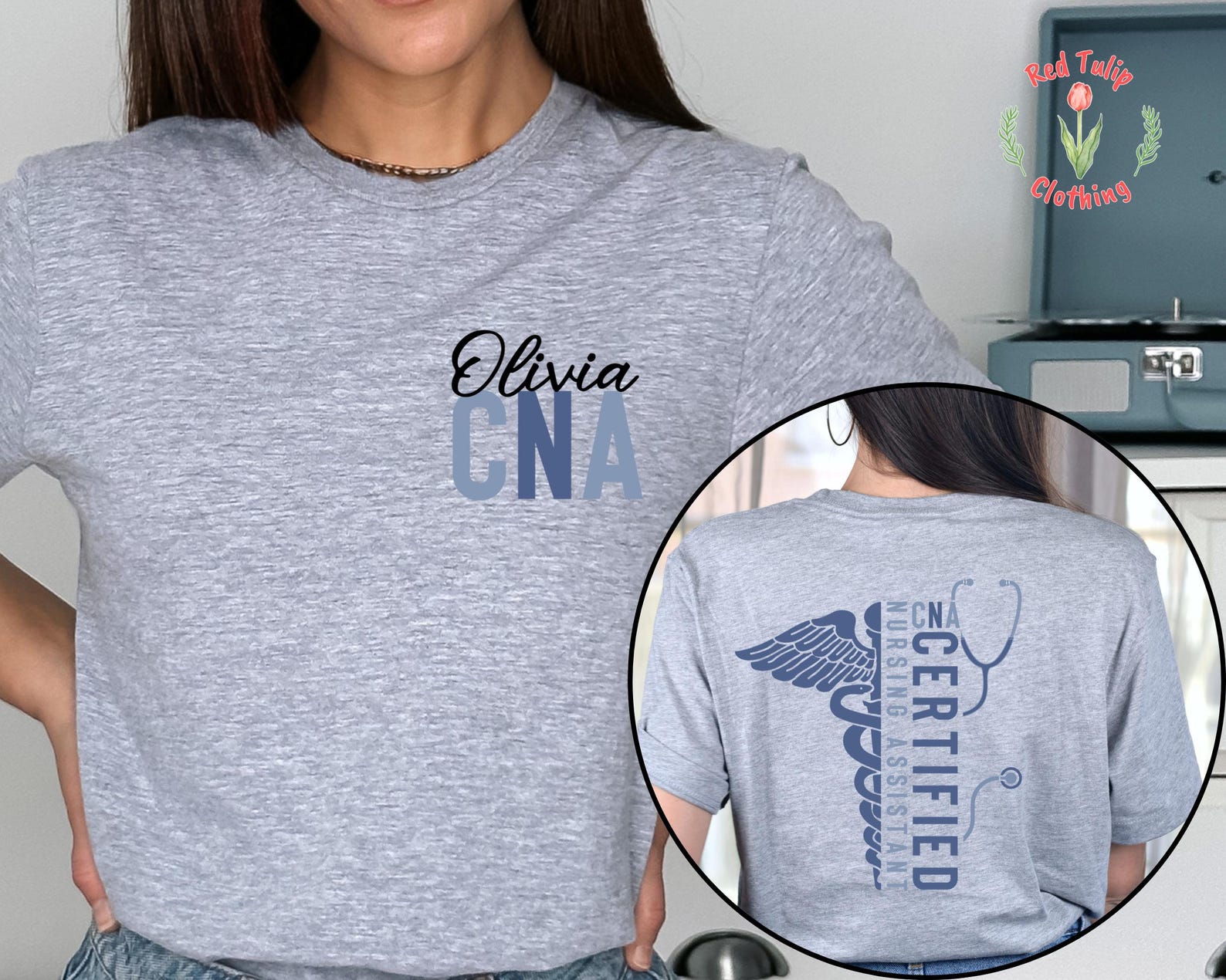 Personalized Certified Nursing Assistant Shirt, CNA, Certified Nursing ...