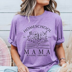 Comfort Colors® Homeschool Mama Shirt, Homeschool Mom Shirt, Home ...