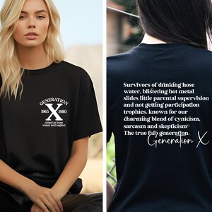 Generation X Shirt, Gen X Shirt, Funny Shirt, Retro X Generation, Funny ...
