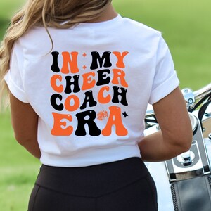 Personalized in My Cheer Coach Era Shirt, Cheer Coach Shirt, Cheer Era ...