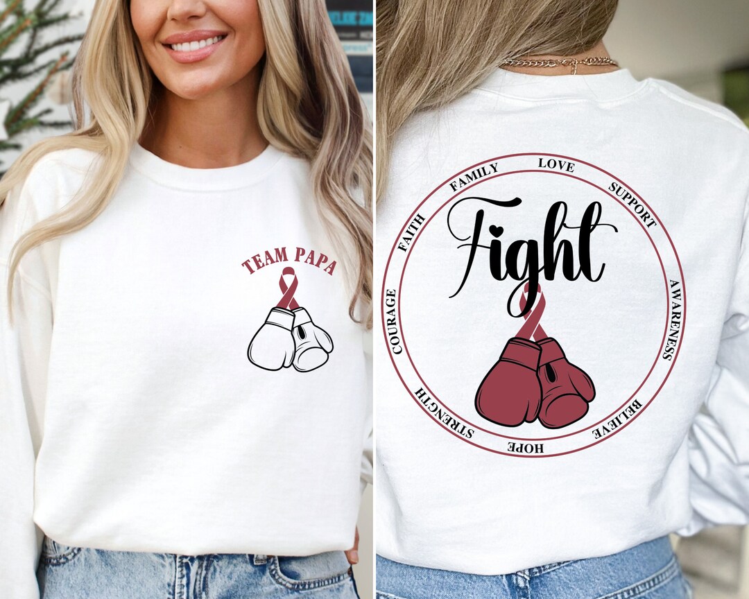 Multiple Myeloma Cancer Awareness Sweatshirt, Personalized Multiple ...